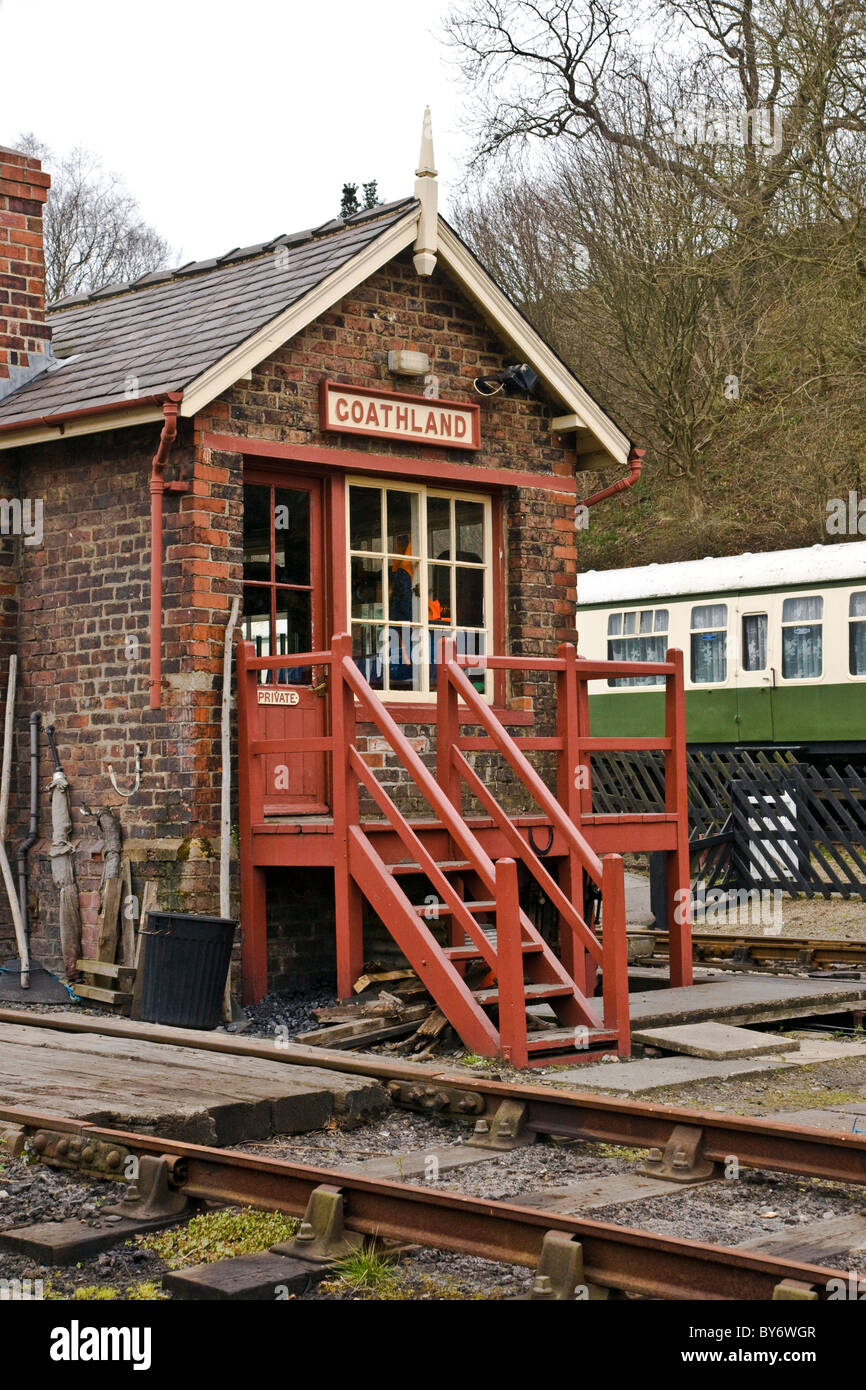 Signal Box, Goathland Station, North Yorkshire Moors Railway Stock ...