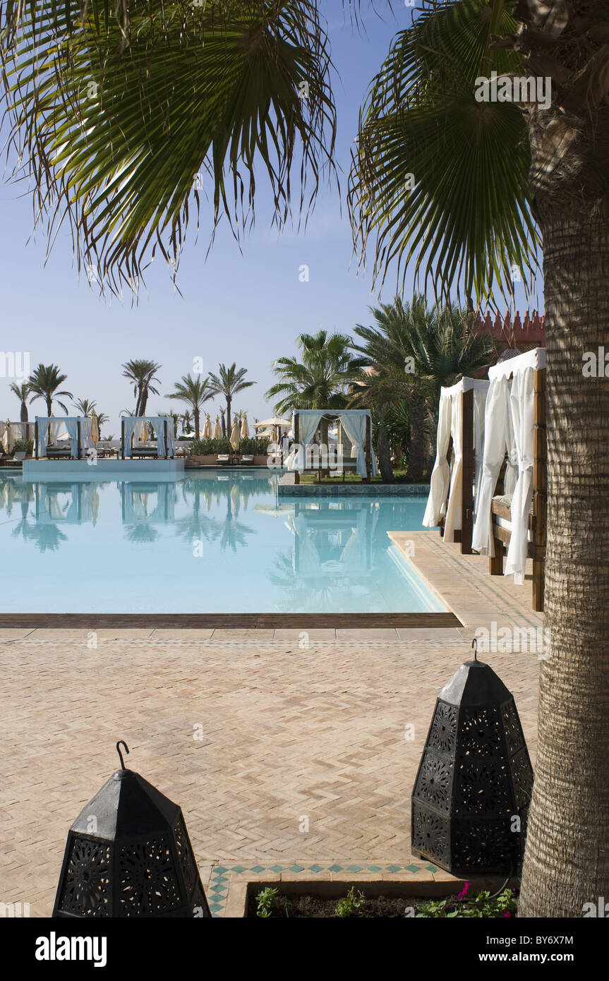 Hotel swimming pool, Agadir, Morocco, North Africa, Africa Stock Photo ...