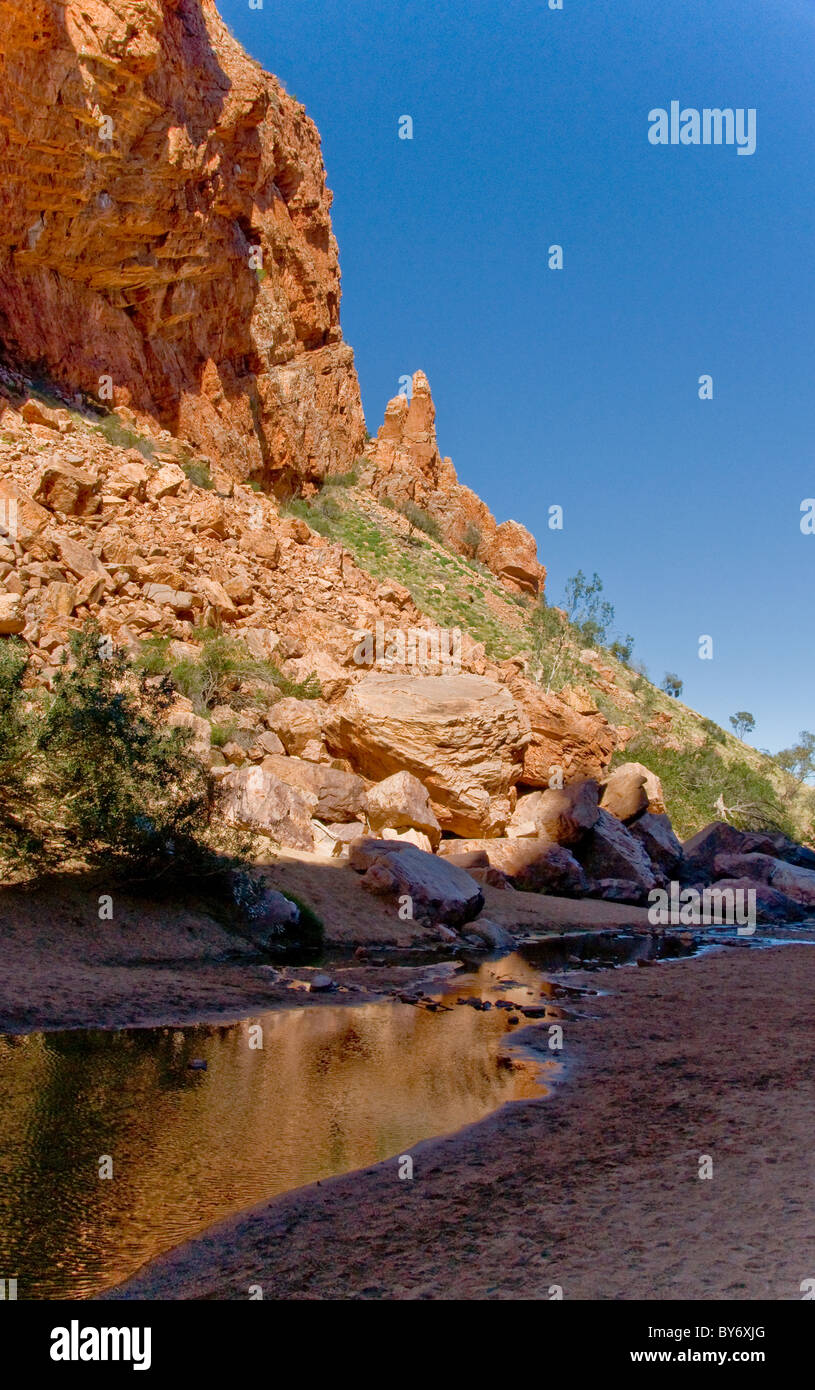 pond at Walpa Gorge in the australian outback, northern territory Stock ...