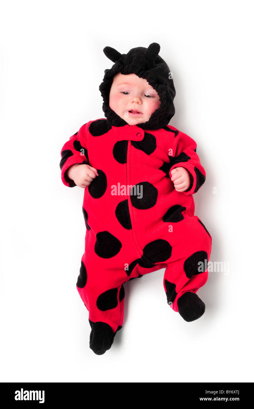 Cute girl on white Cut Out Stock Images & Pictures - Alamy