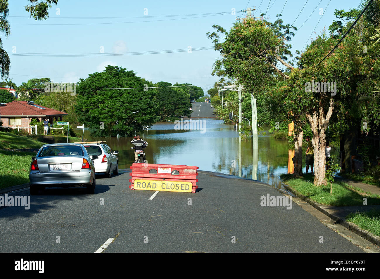 Brisbane floods 2011 at Fairfield Stock Photo - Alamy