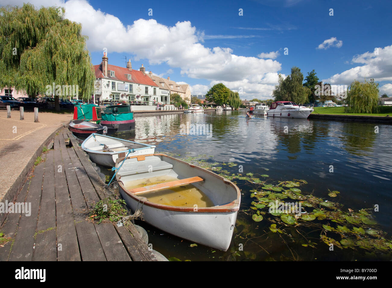 River Ouse at Ely on a bright summers day Stock Photo - Alamy