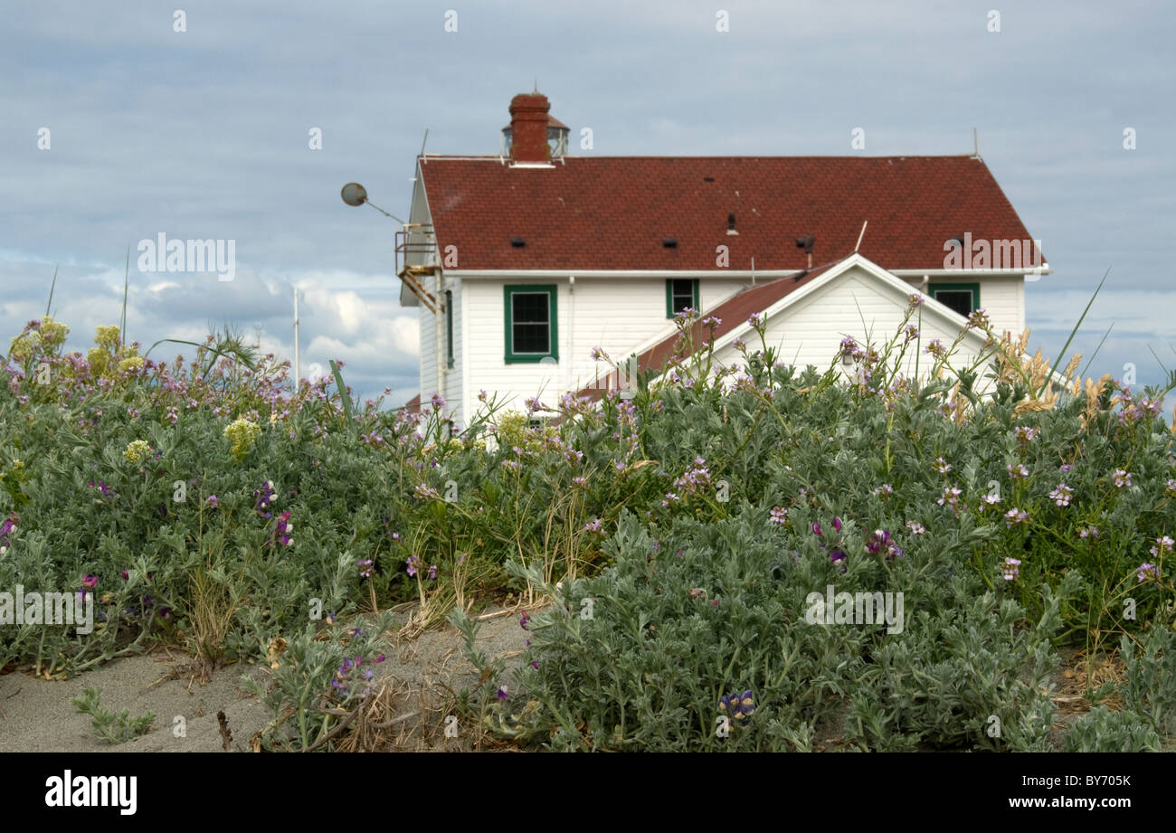 Point Wilson Lighthouse in Washington State Stock Photo - Alamy