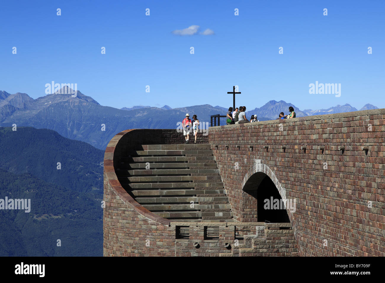 Chapel Santa Maria degli Angeli, (Architect: Mario Botta), Alpe Foppa ...