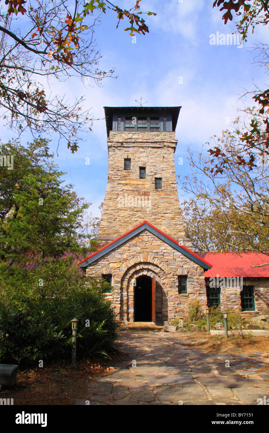 Bunker Observation Tower, Cheaha State Park, Delta, Alabama, USA Stock ...