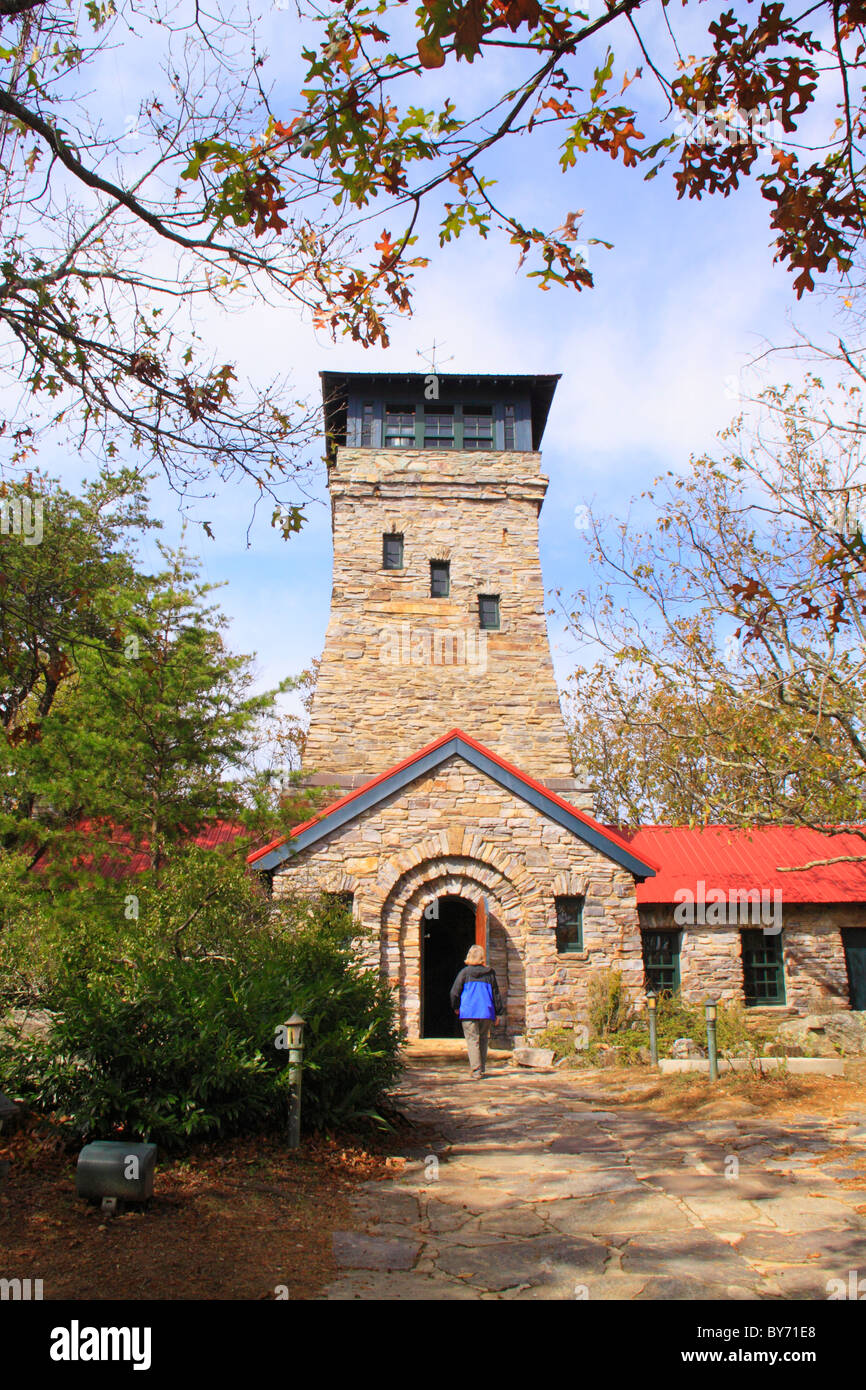 Bunker Observation Tower, Cheaha State Park, Delta, Alabama, USA Stock ...