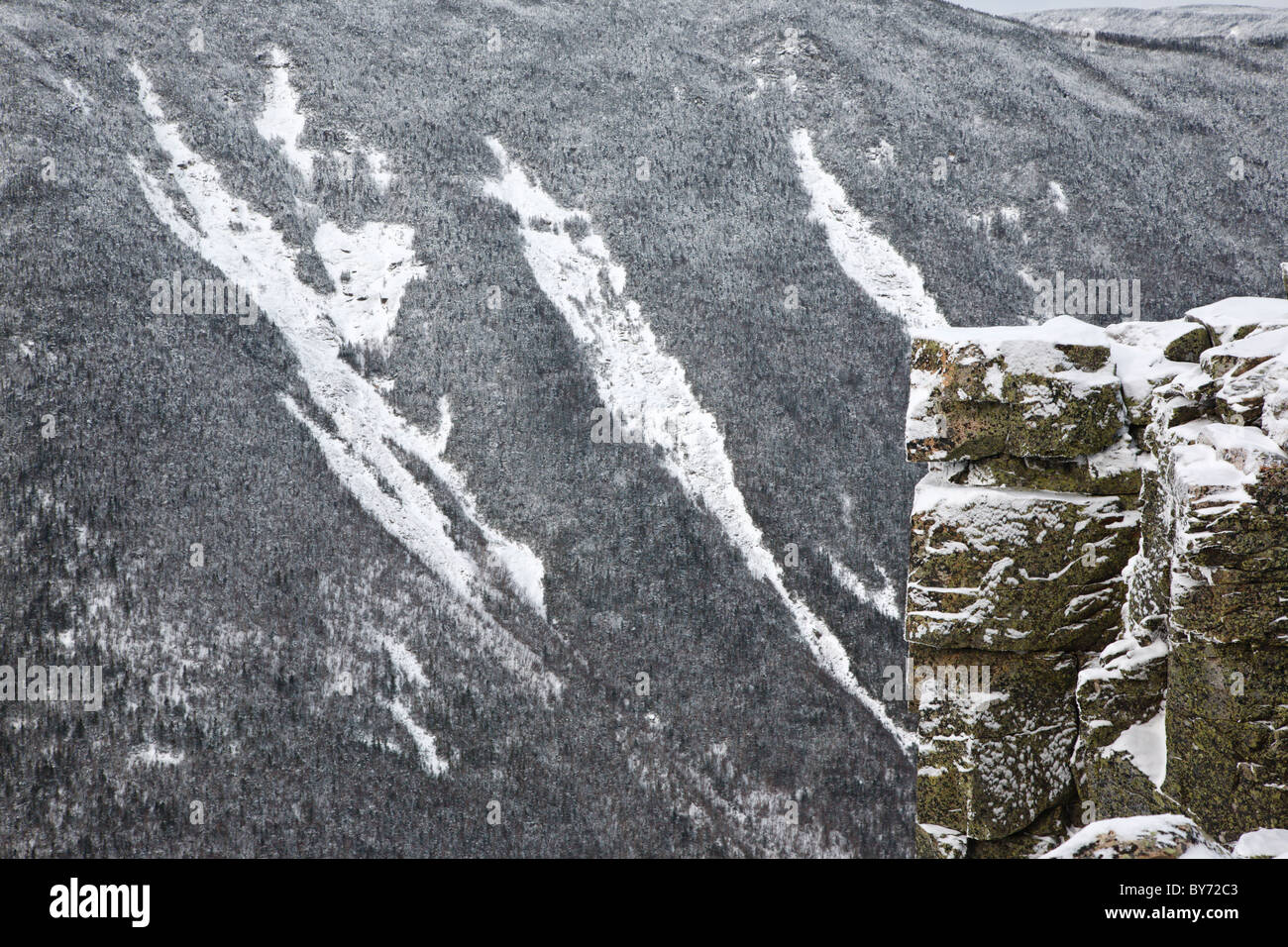 Pemigewasset Wilderness -Bondcliff Mountain in the White Mountains, NH ...