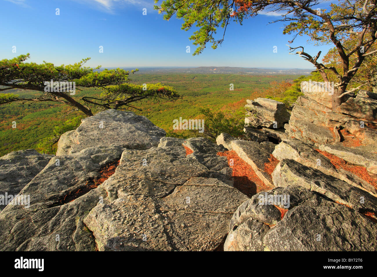 Pulpit Rock Trail, Cheaha State Park, Delta, Alabama, USA Stock Photo ...