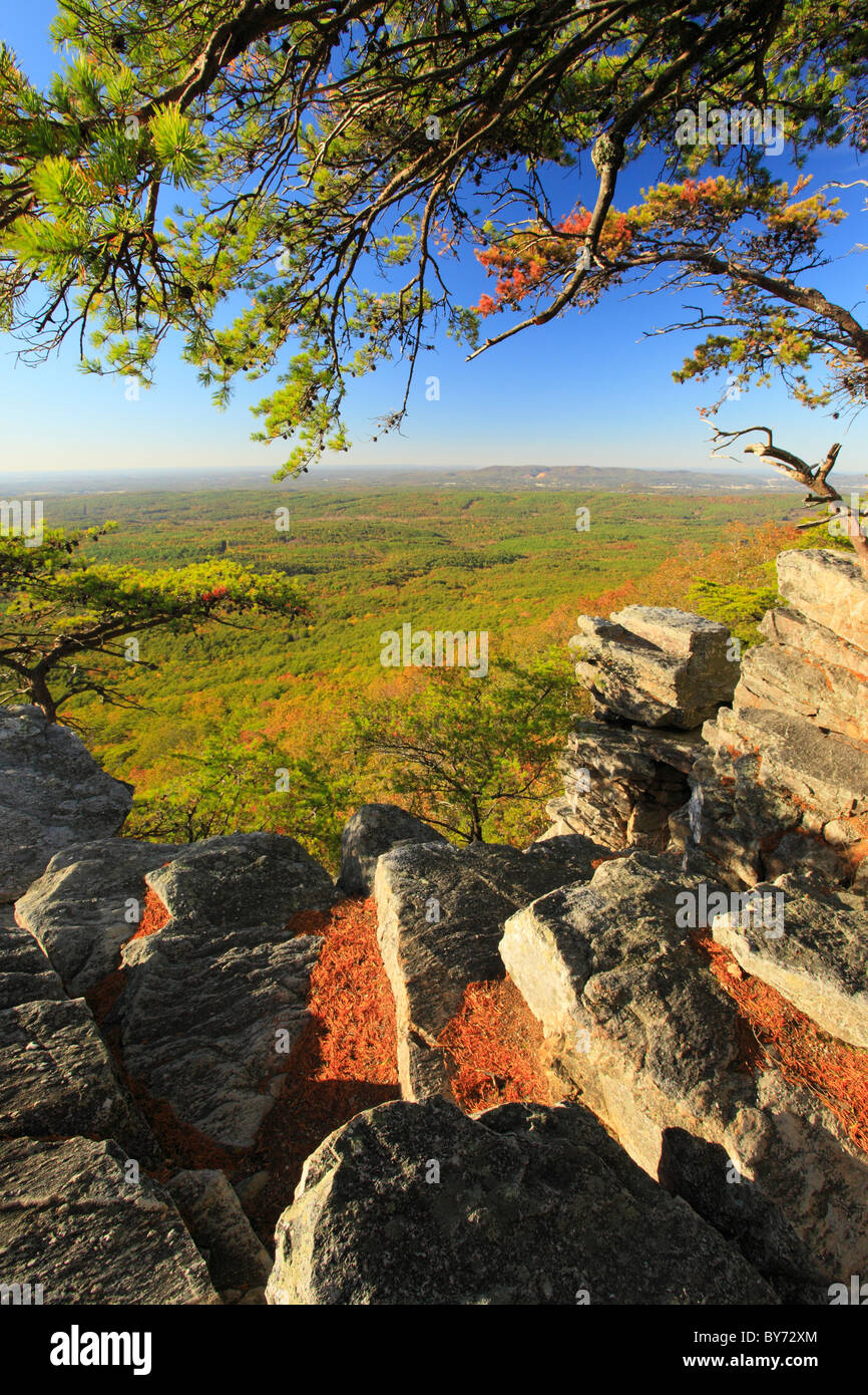 Pulpit Rock Trail, Cheaha State Park, Delta, Alabama, USA Stock Photo ...