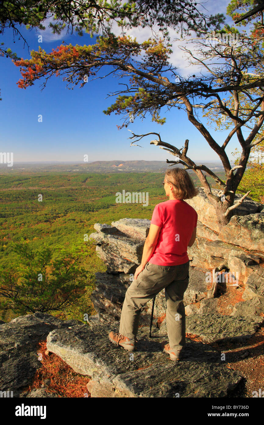 Pulpit Rock Trail, Cheaha State Park, Delta, Alabama, USA Stock Photo ...