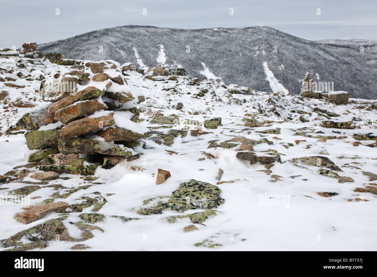 Pemigewasset Wilderness - Bondcliff Mountain during the winter months ...