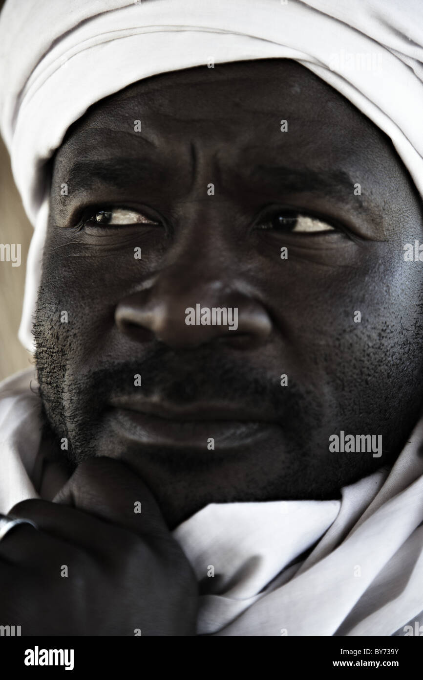 Portrait of desert guide Ali, Lybia, Africa Stock Photo - Alamy