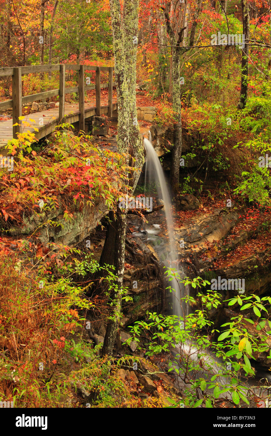 Indian Falls on DeSoto Scout Trail, DeSoto State Park, Fort Payne ...