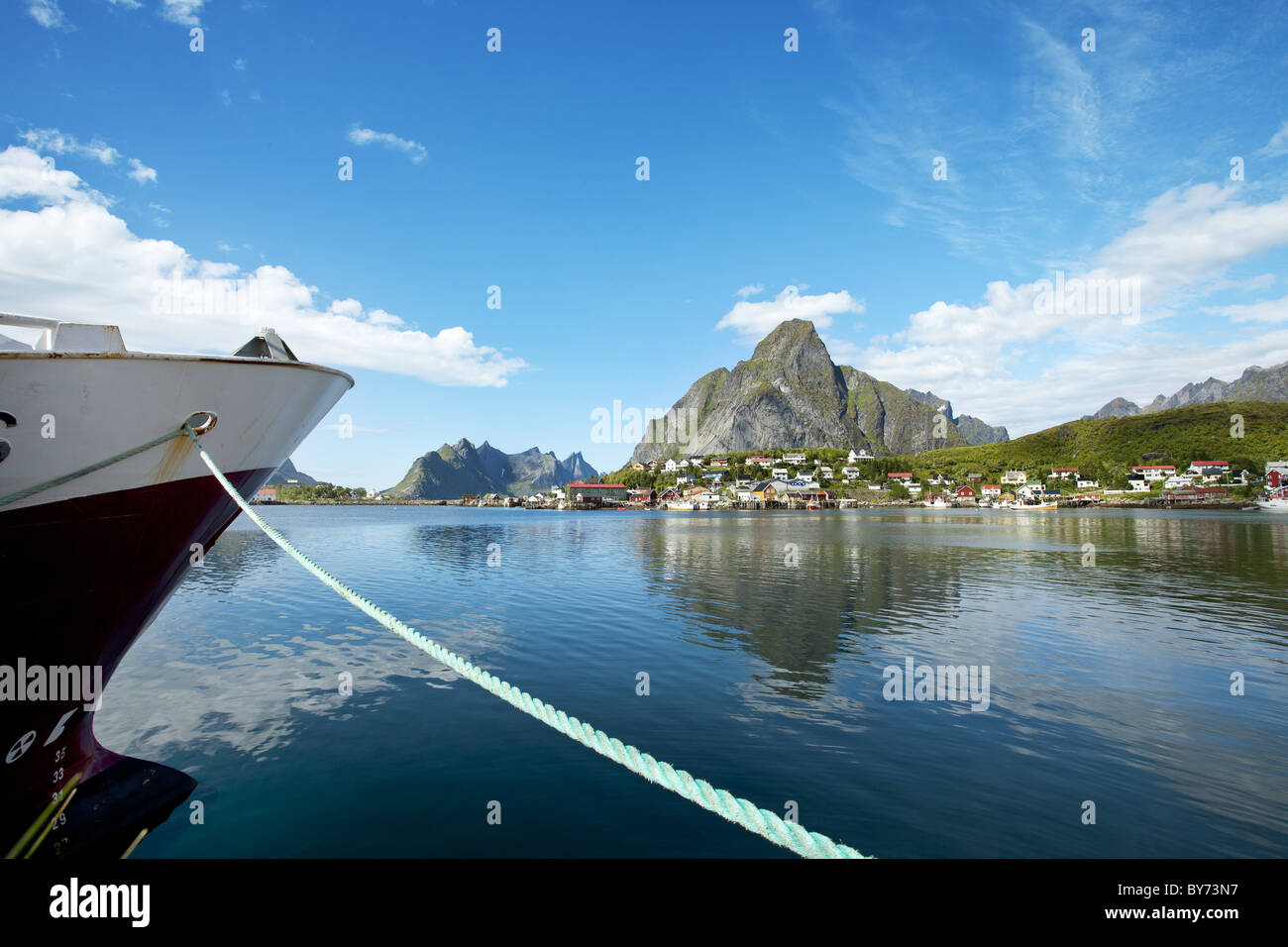 Reine village, Moskenesoya, Lofoten Islands, North Norway, Norway Stock ...
