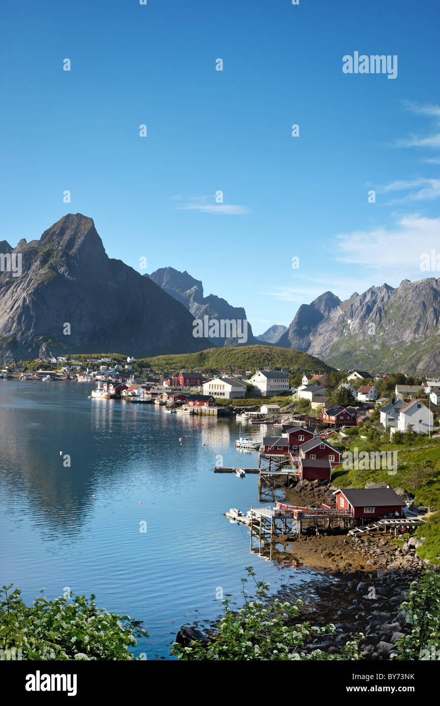 Reine village, Moskenesoya, Lofoten Islands, North Norway, Norway Stock ...
