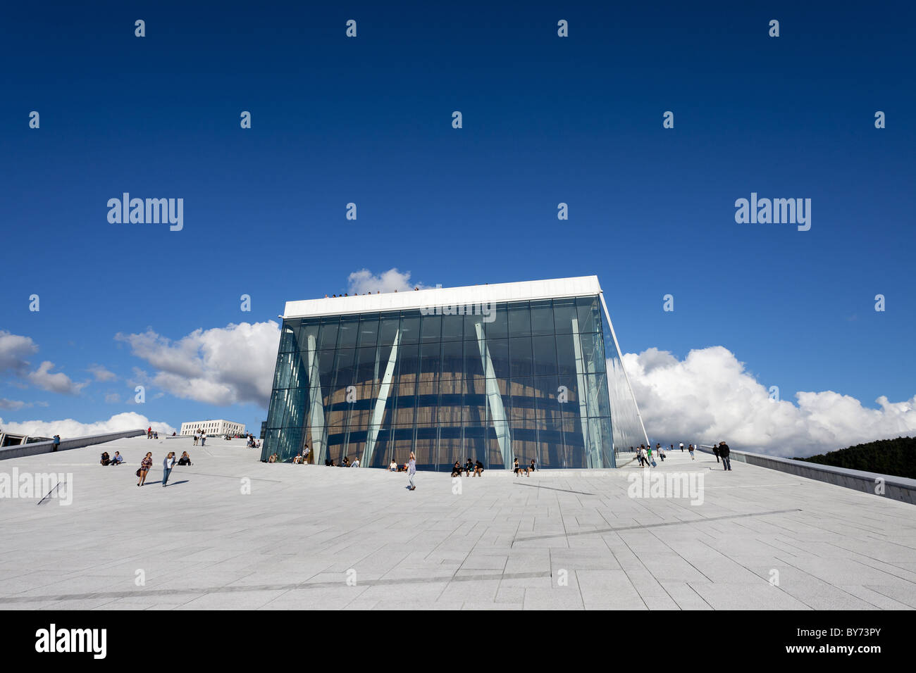 Glass facade oslo opera house hi-res stock photography and images - Alamy