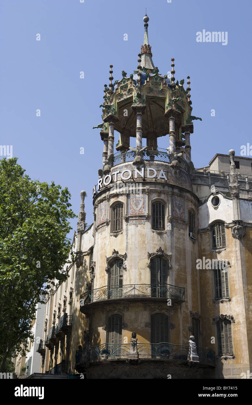 La Rotonda building by Antoni Gaudi, Barcelona, Catalonia, Spain ...