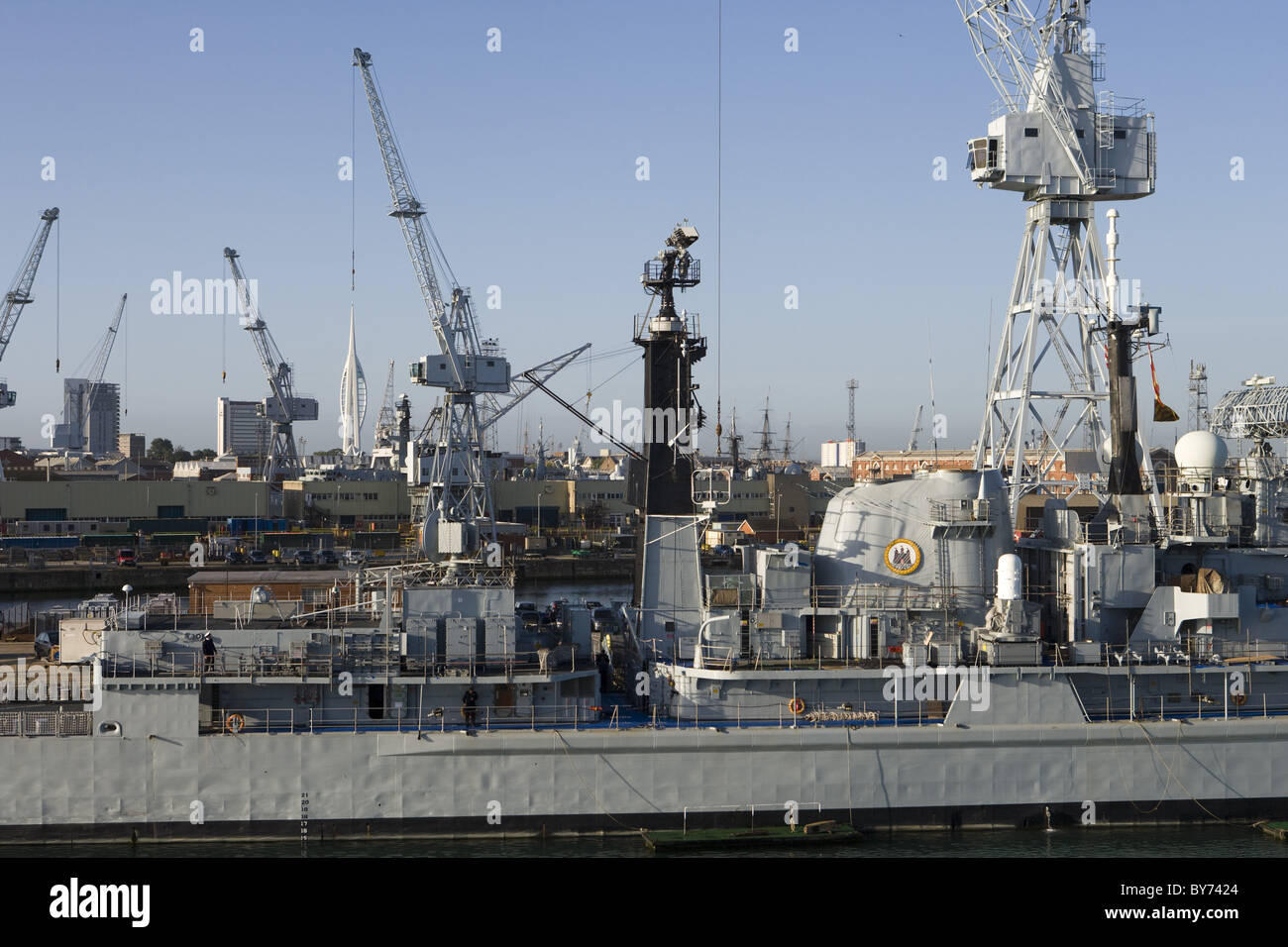 Royal Navy Destroyer HMS Edinburgh (D97), Portsmouth, Hampshire ...