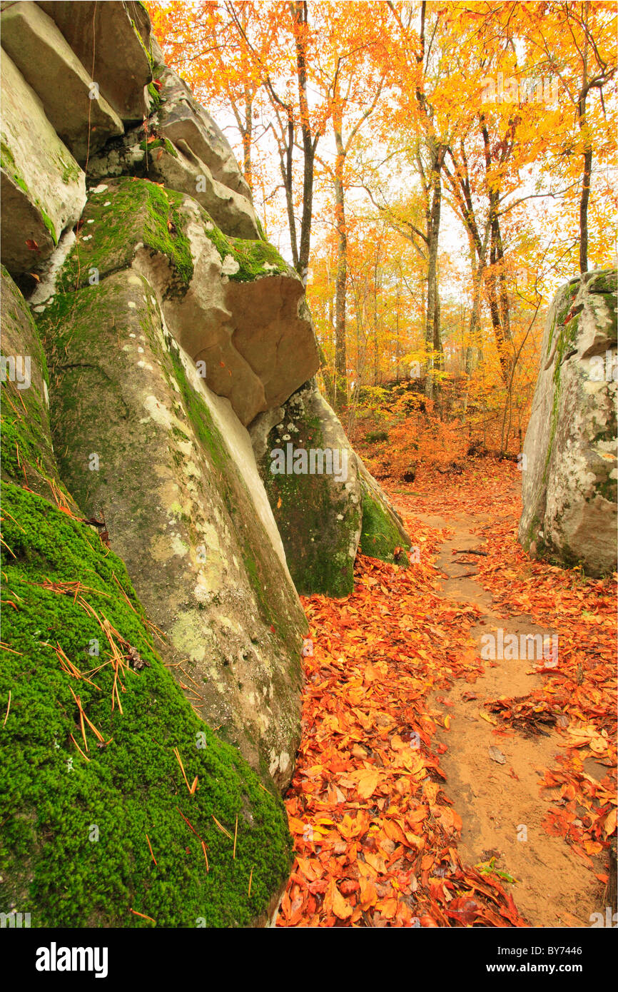 Needle Eye Rock on Laurel Falls Trail, DeSoto State Park, Fort Payne ...