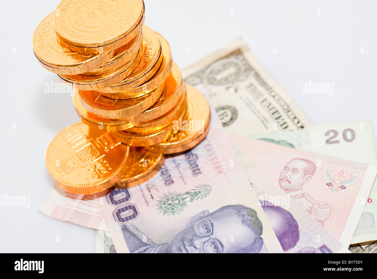 Money chocolate hi-res stock photography and images - Alamy