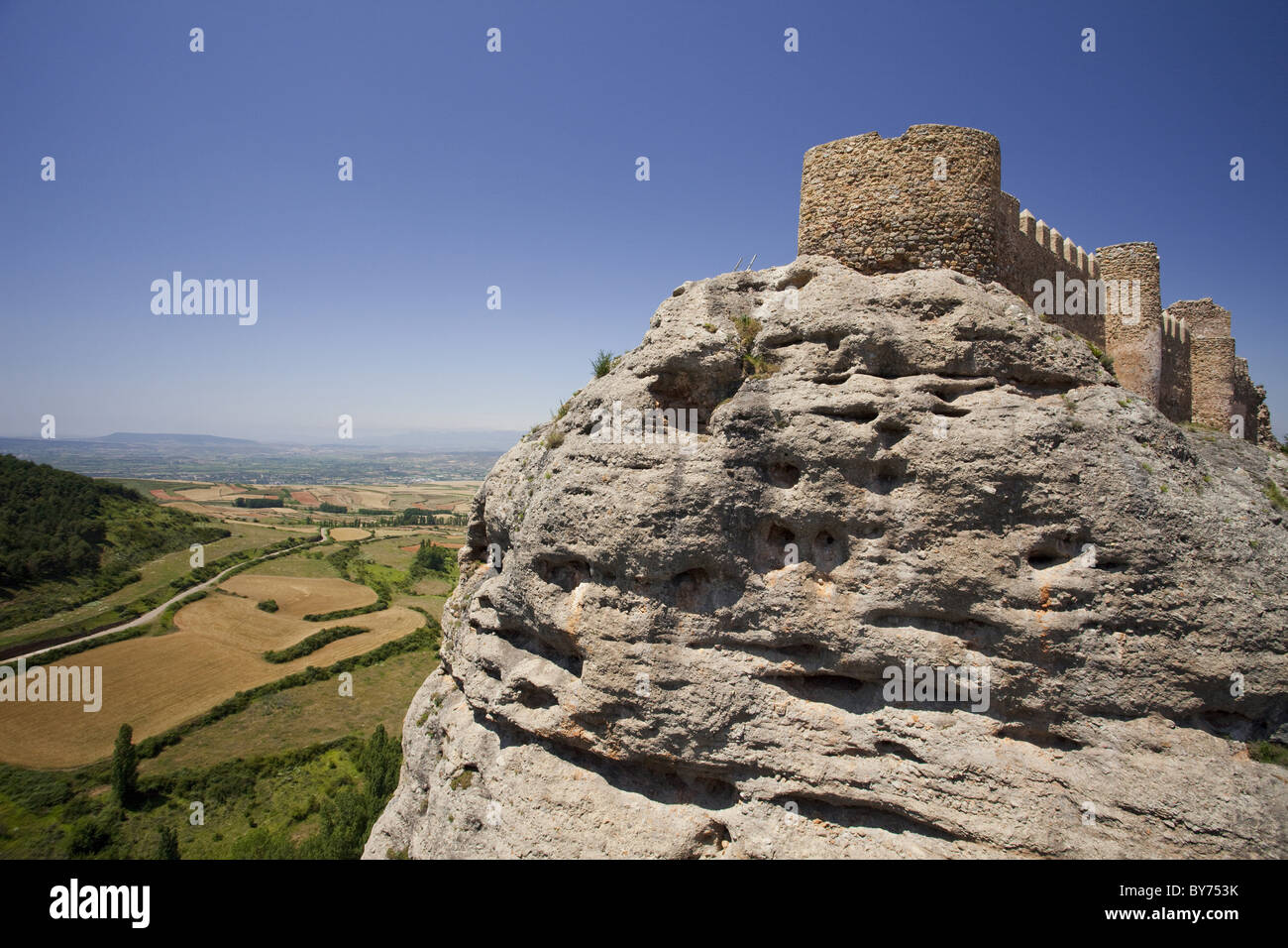 Castillo de Clavijo, castle near Logrono, Camino Frances, Way of St ...