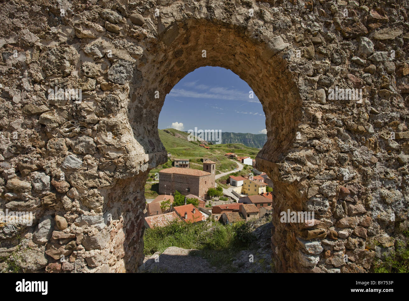 Castillo de Clavijo, view from the castle, near Logrono, Camino Frances ...