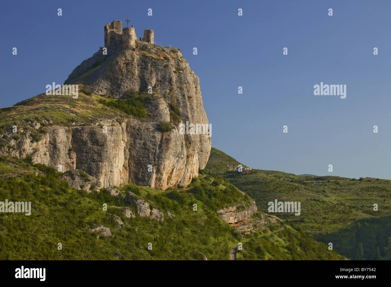 Castillo de Clavijo, castle, fortress near Logrono, Camino Frances, Way ...