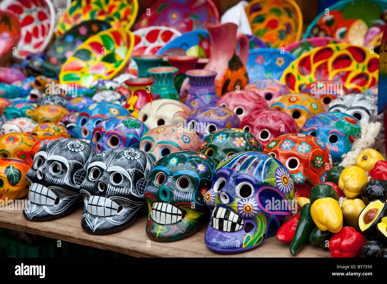 Mayan Skull Art