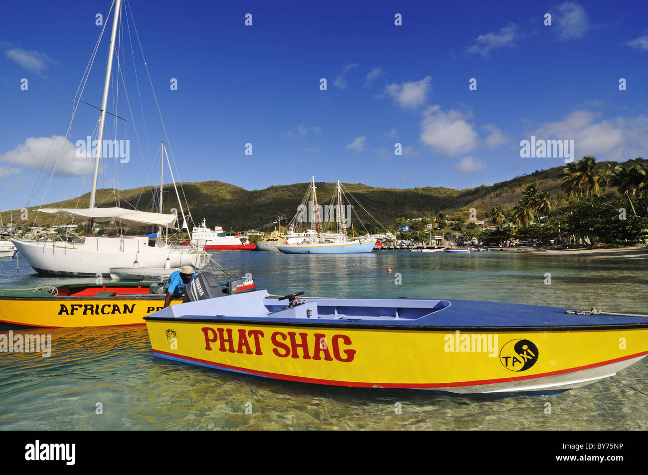 Indian Bay, Villa Beach, Saint Vincent, Caribbean Stock Photo - Alamy