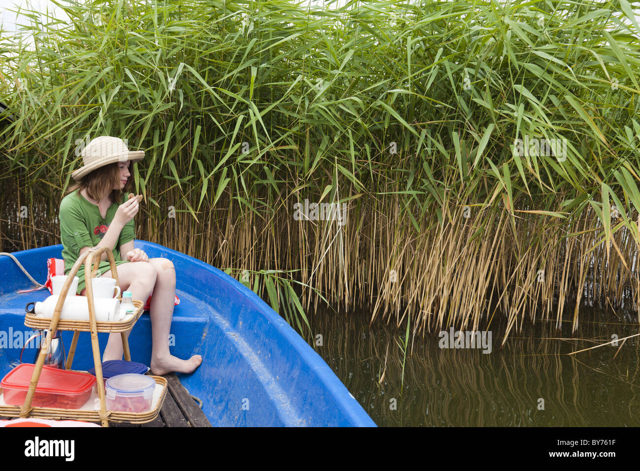 Spreewald boat picnic hi-res stock photography and images - Alamy
