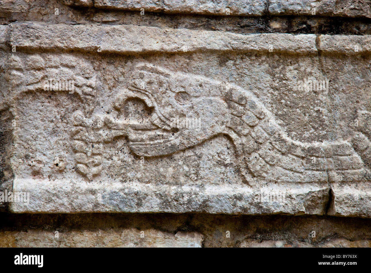 Mayan Snake Statues