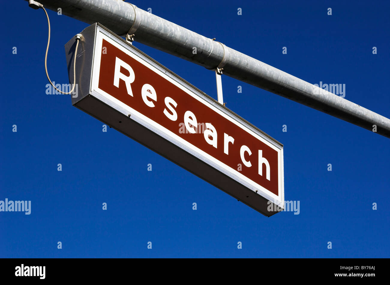Research Dr. street sign, Irvine, California, USA Stock Photo - Alamy