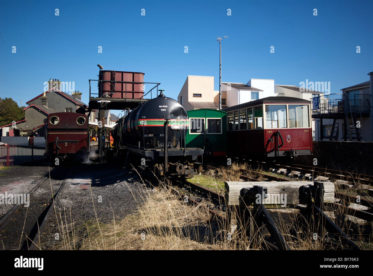 Porthmadog Gwynedd Wales UK Station Harbor Harbour Ffestiniog Railway ...