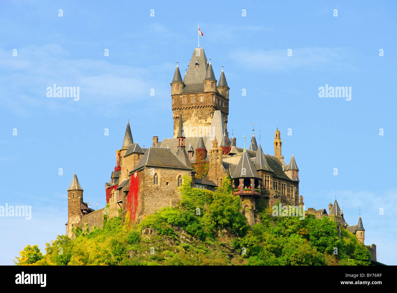Cochem Reichsburg - Cochem Castle 02 Stock Photo - Alamy