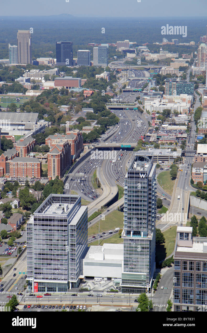 Downtown from revolving restaurant hi-res stock photography and images ...