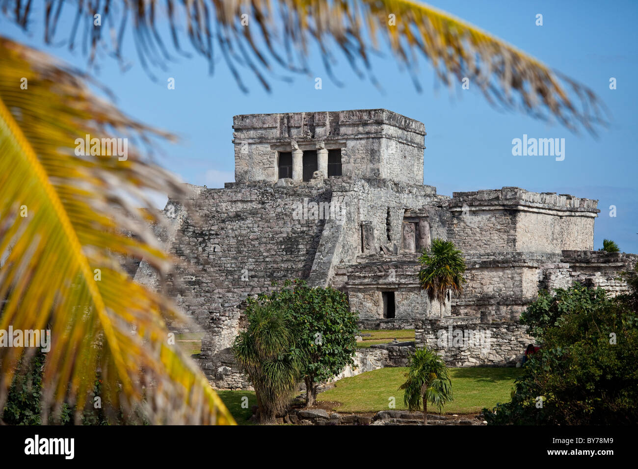 El Castillo, Tulum, Mayan ruins on the Yucatan Peninsula, Mexico Stock ...