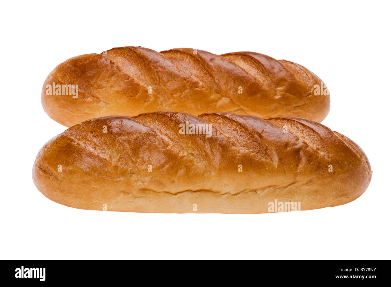 object on white - food white bread Stock Photo - Alamy
