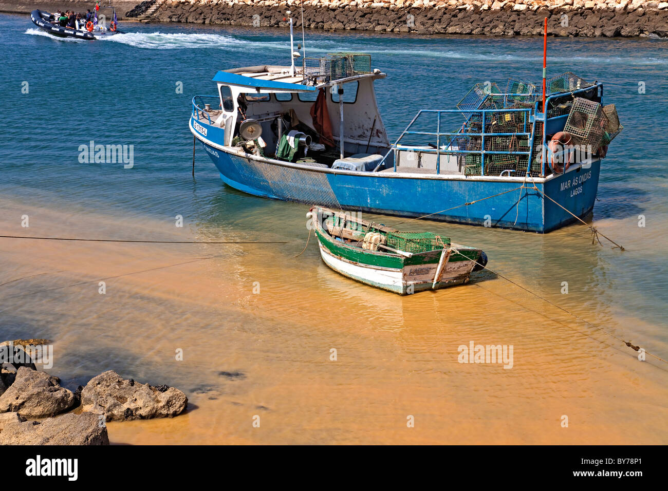 Portugal Lagos Fishing Boat Stock Photo - Alamy