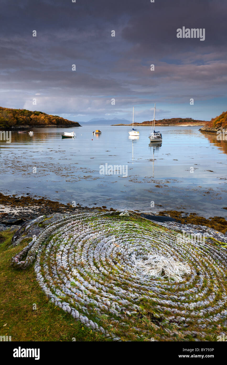 Coastal scene at Glenuig Bay in the Scottish Highlands Stock Photo - Alamy