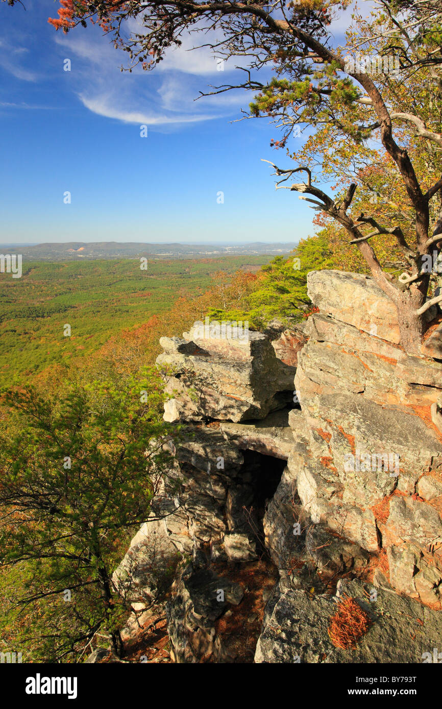 Pulpit Rock Trail, Cheaha State Park, Delta, Alabama, USA Stock Photo ...