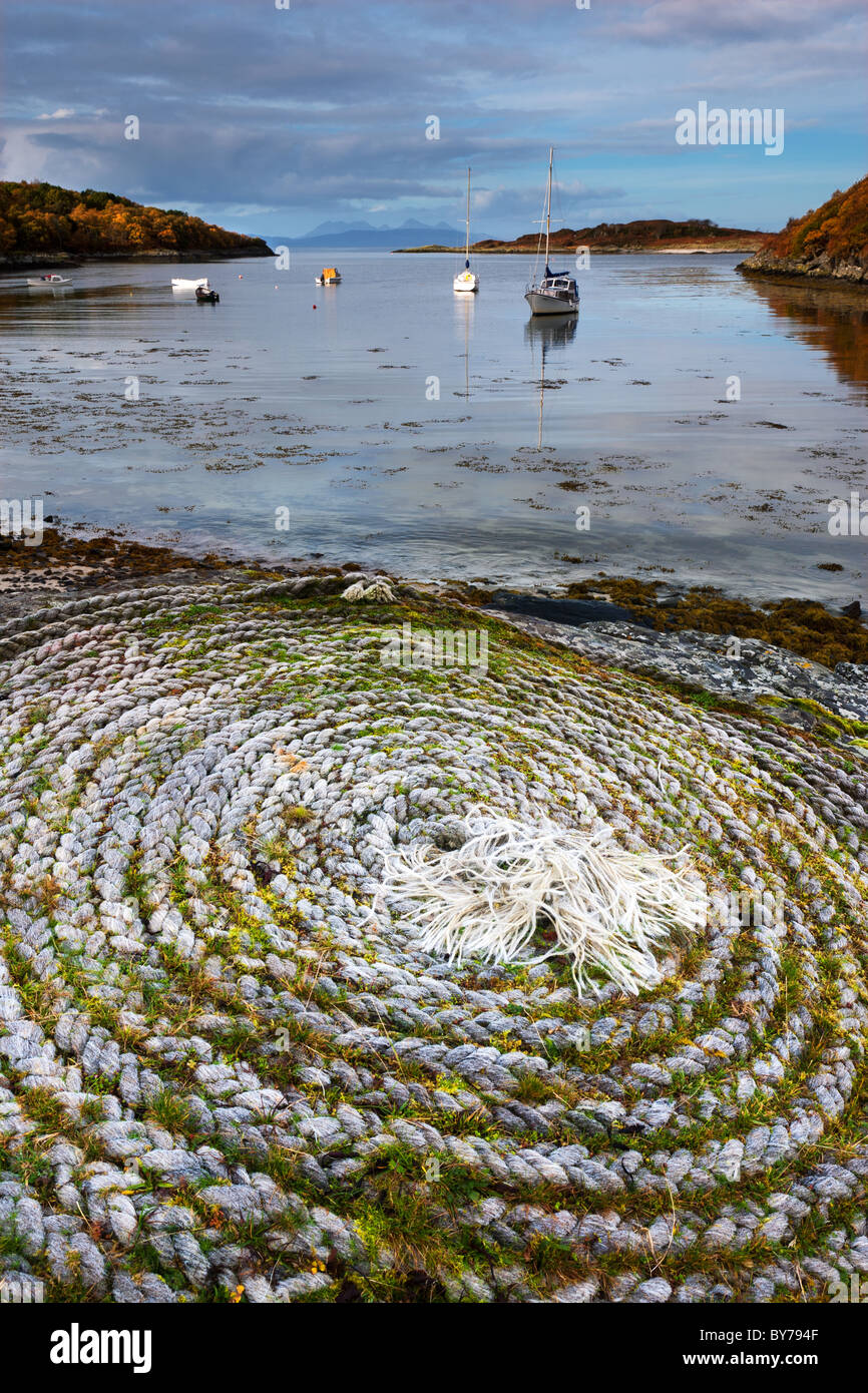 Coastal scene at Glenuig Bay in the Scottish Highlands Stock Photo - Alamy