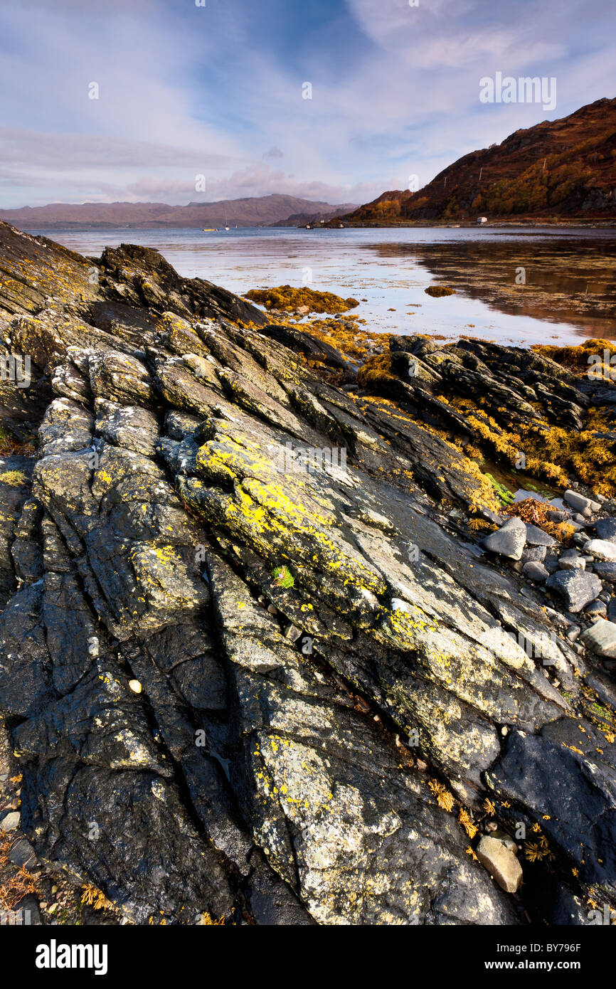 Coastal scene at Glenuig Bay in the Scottish Highlands Stock Photo - Alamy