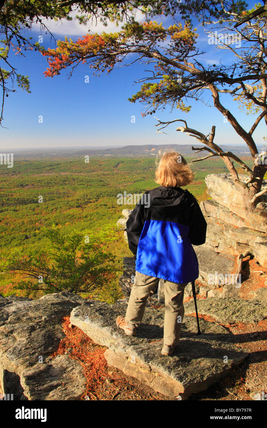 Pulpit Rock Trail, Cheaha State Park, Delta, Alabama, USA Stock Photo ...