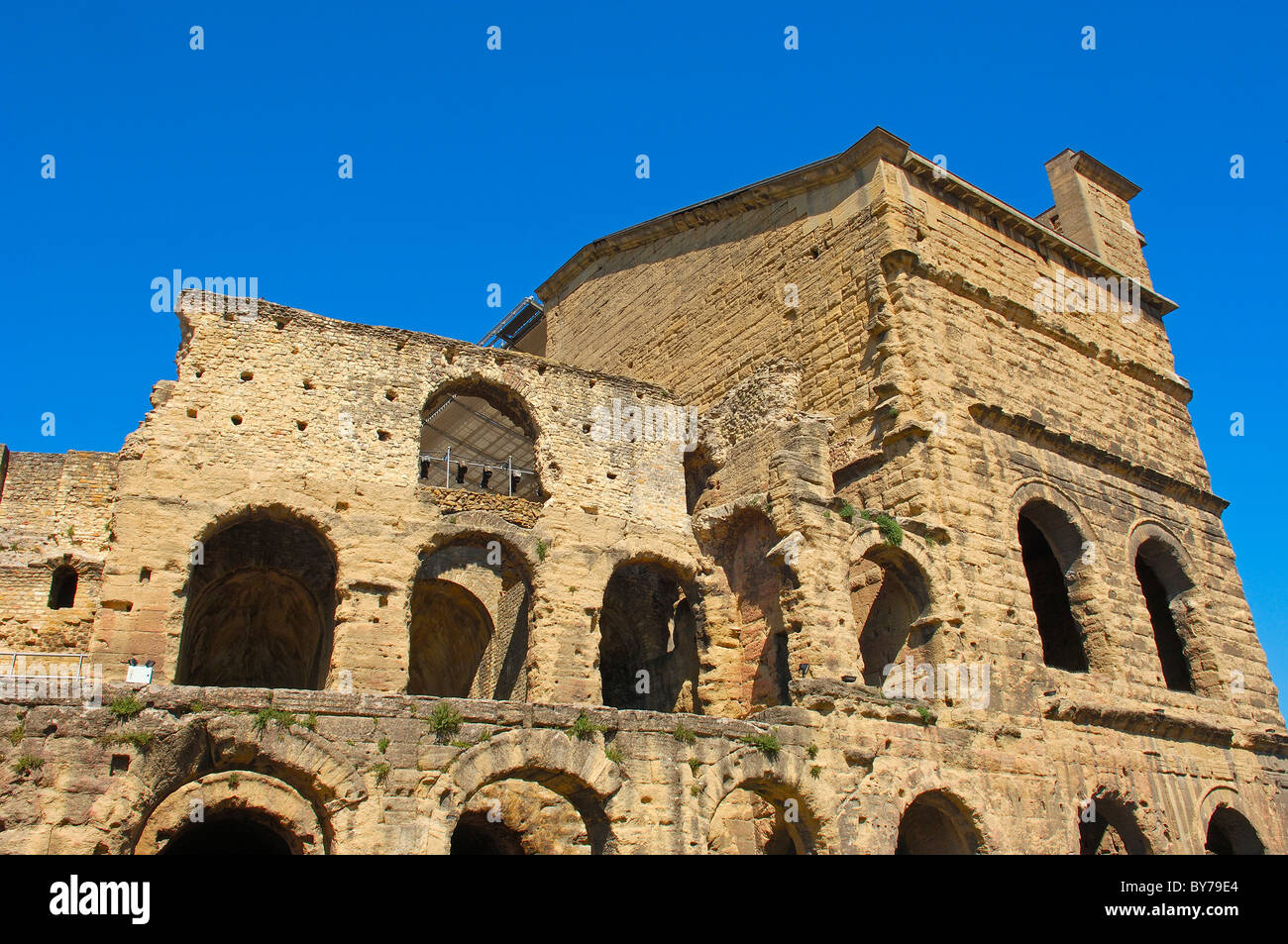 Roman theater (Unesco World Heritage Site), Orange, Vaucluse, Provence ...