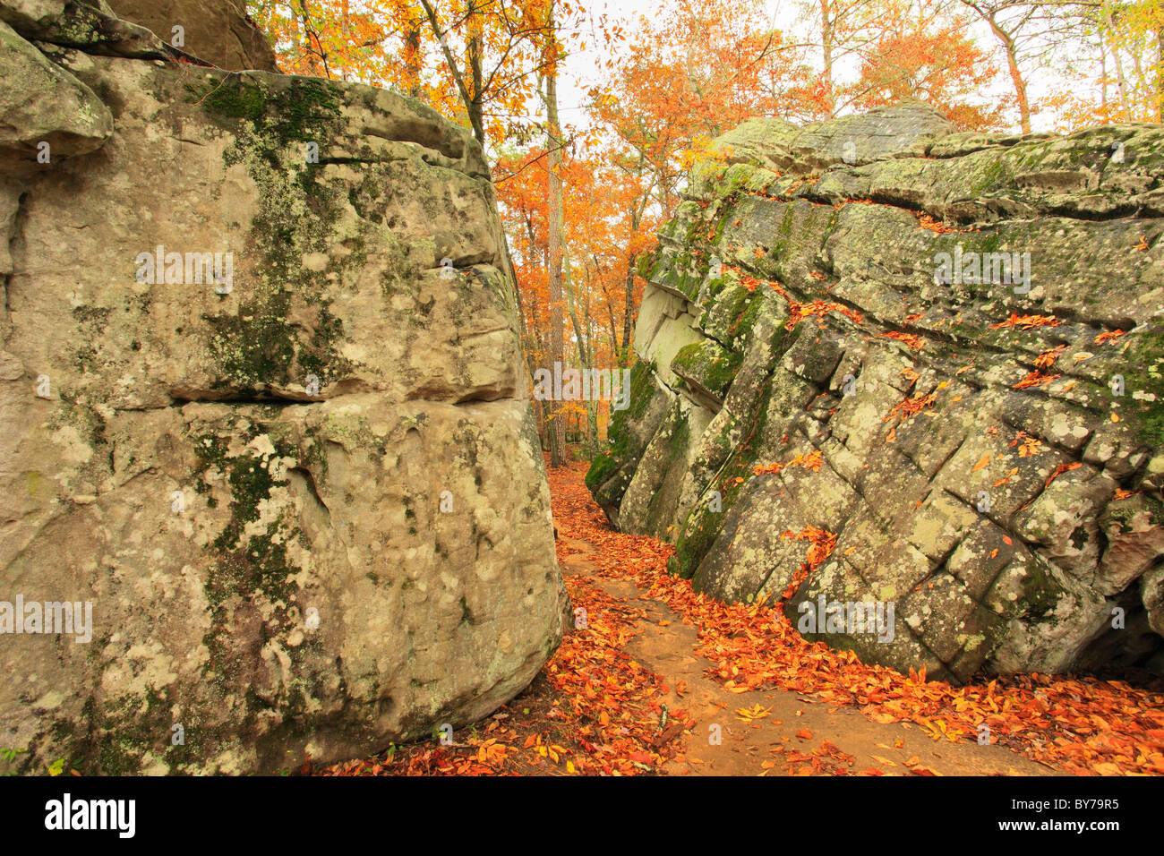 Needle Eye Rock on Laurel Falls Trail, DeSoto State Park, Fort Payne ...