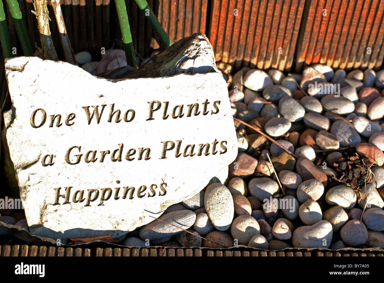 Garden sign hi-res stock photography and images - Alamy