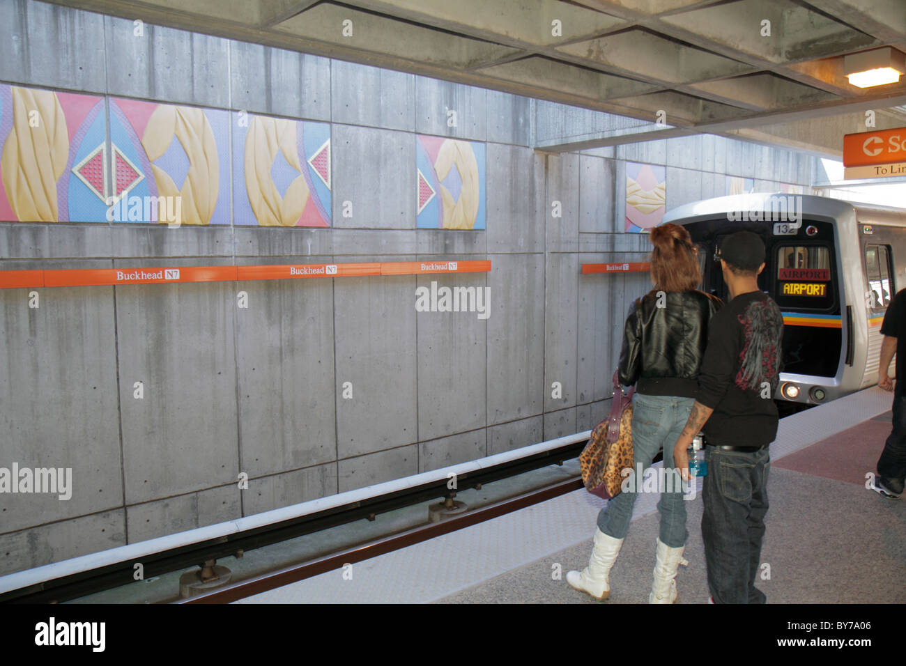 Atlanta Georgia,Buckhead,Peachtree Street,MARTA,Buckhead Station,subway ...