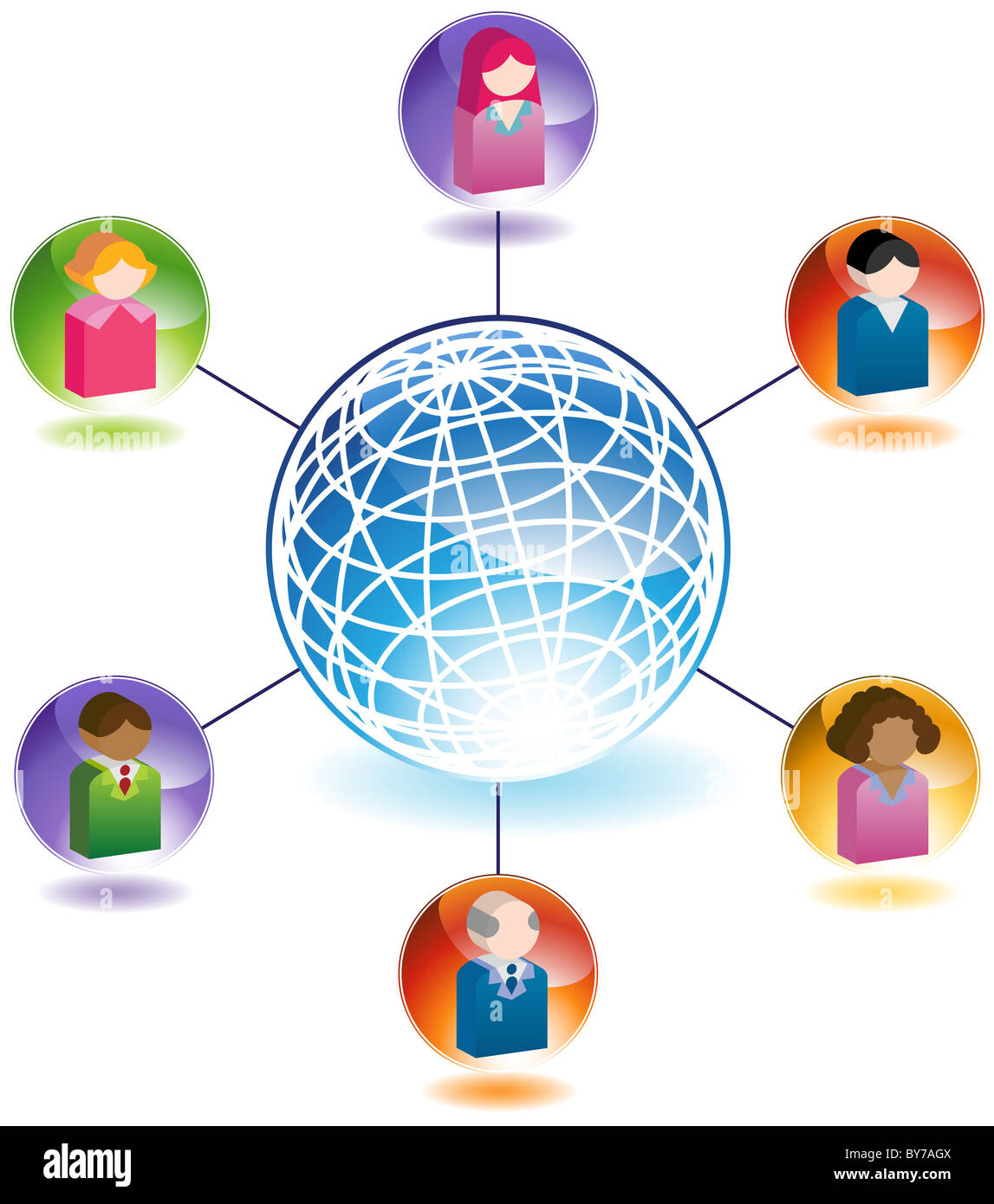 Communication between people art image hi-res stock photography and ...