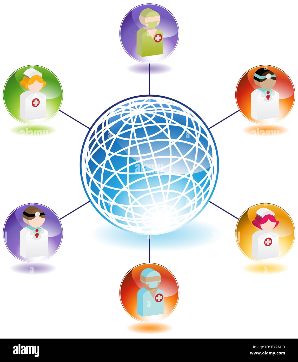 An image representing communication among medical professionals Stock ...