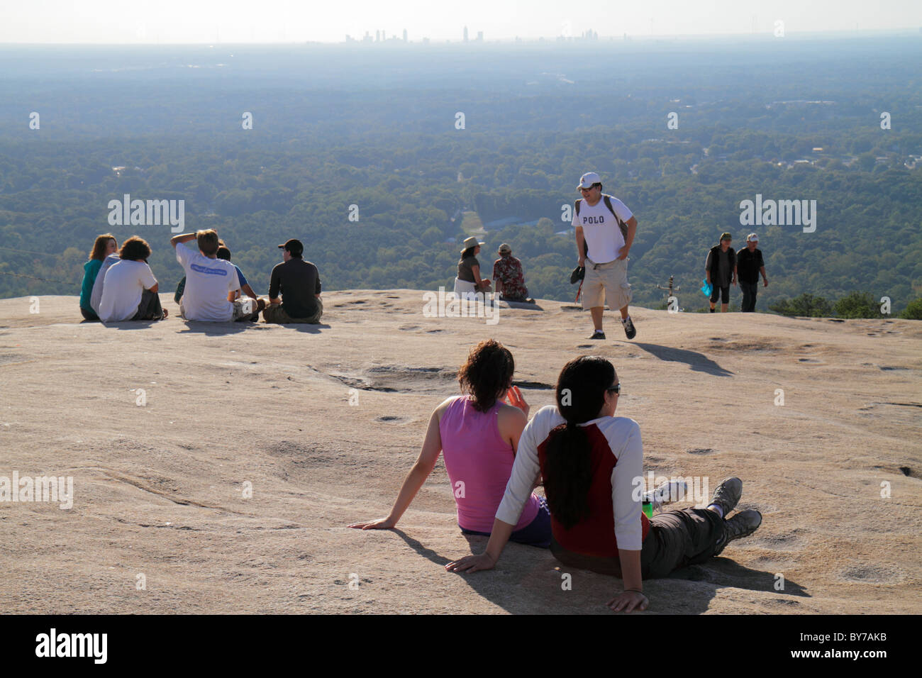 Atlanta Georgia,Stone Mountain Park,quartz monzonite,monadnock,geology ...